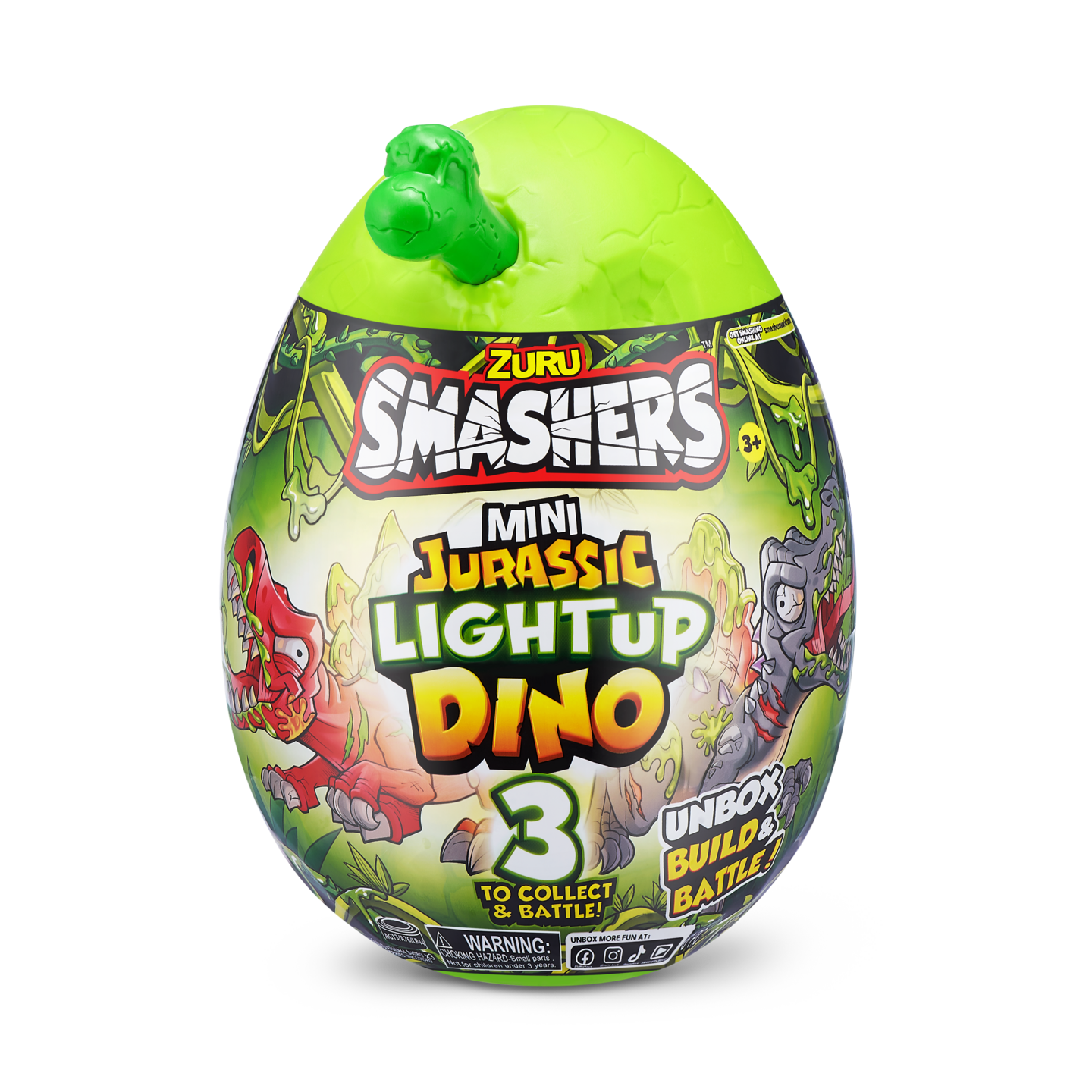 Smashers Mini Light-Up Dino yllätysmuna pieni | K-Ruoka Verkkokauppa