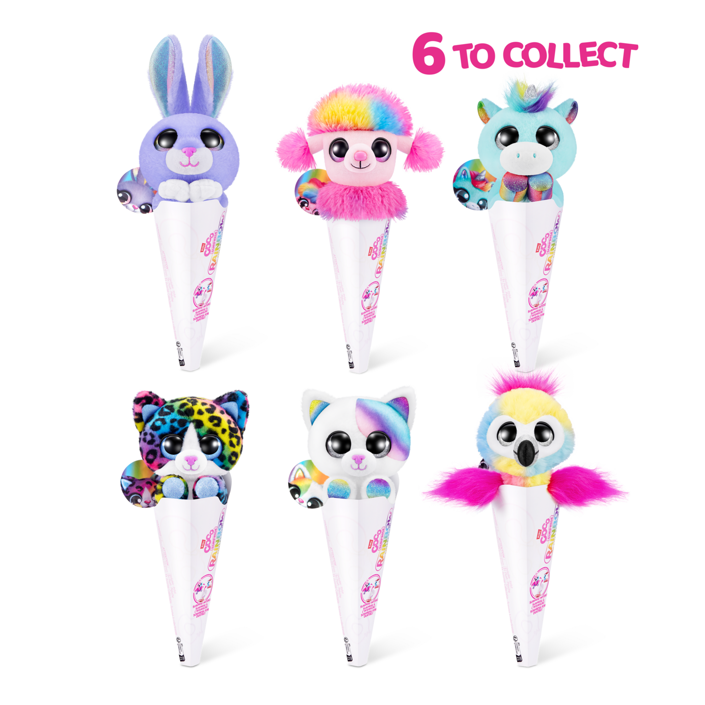 Coco Surprise Cones Rainbow pehmolelu | K-Ruoka Verkkokauppa