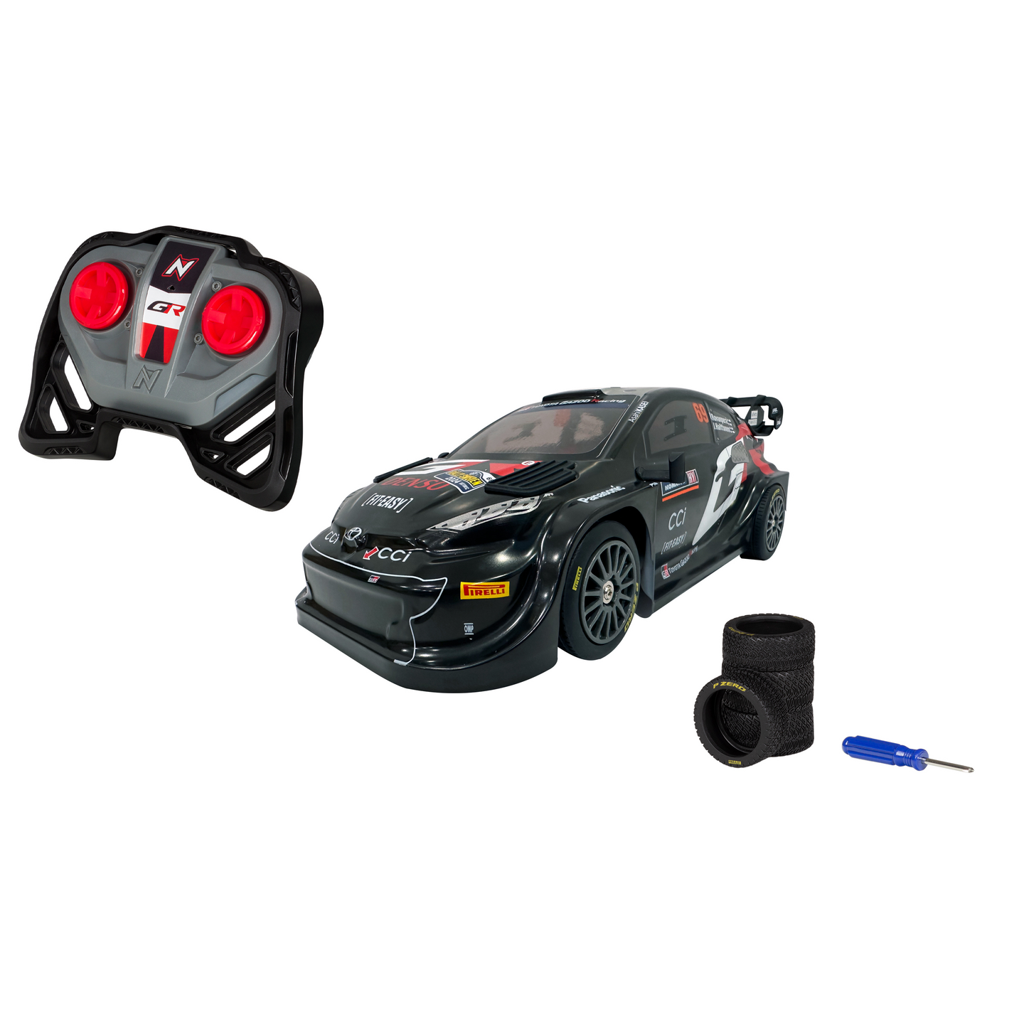 NIKKO Toyota Gazoo Racing Rovanperä 2024 1:16th Rally Series RC-auto ...