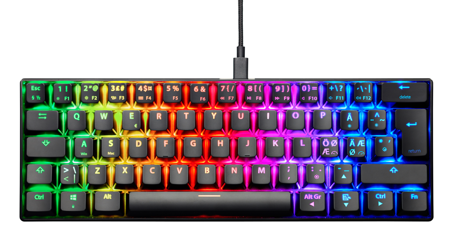 EXO Rascal mekaaninen mininäppäimistö musta | K-Ruoka Verkkokauppa