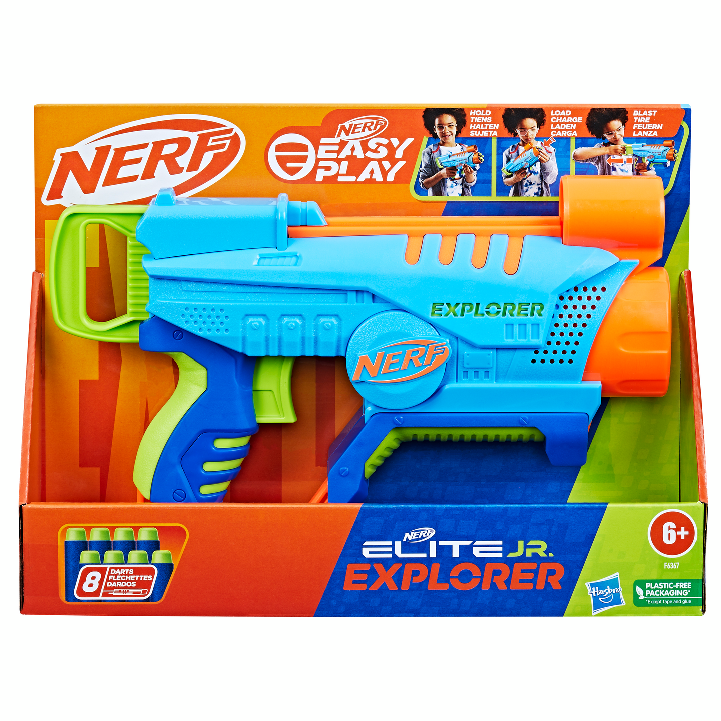 Nerf Elite Jr Explorer -blasteri | K-Ruoka Verkkokauppa