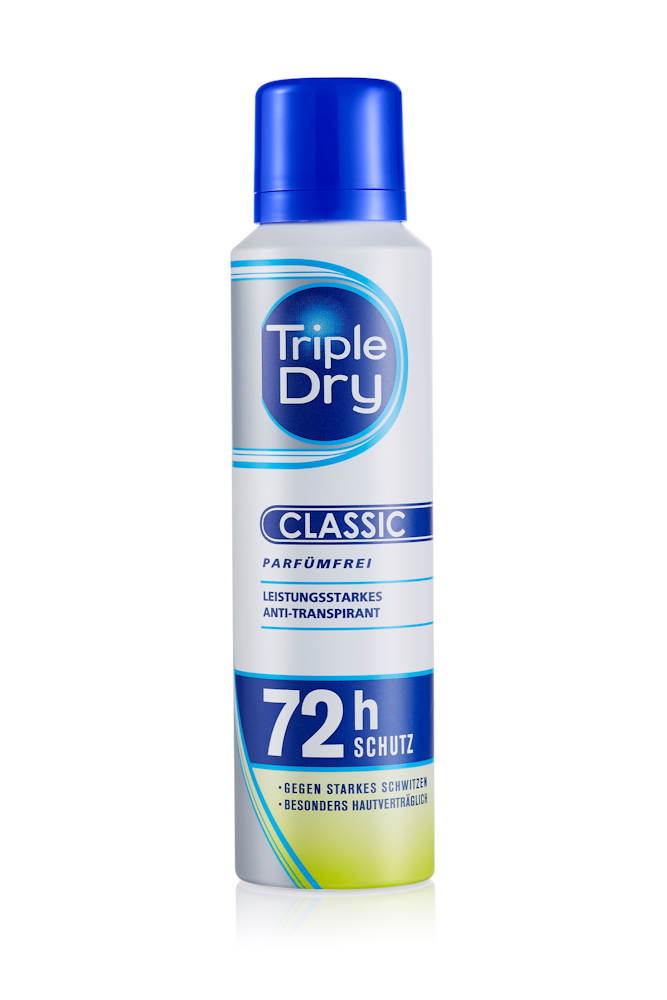 Triple Dry Classic antiperspirantti spray 150ml — HoReCa-tukku Kespro