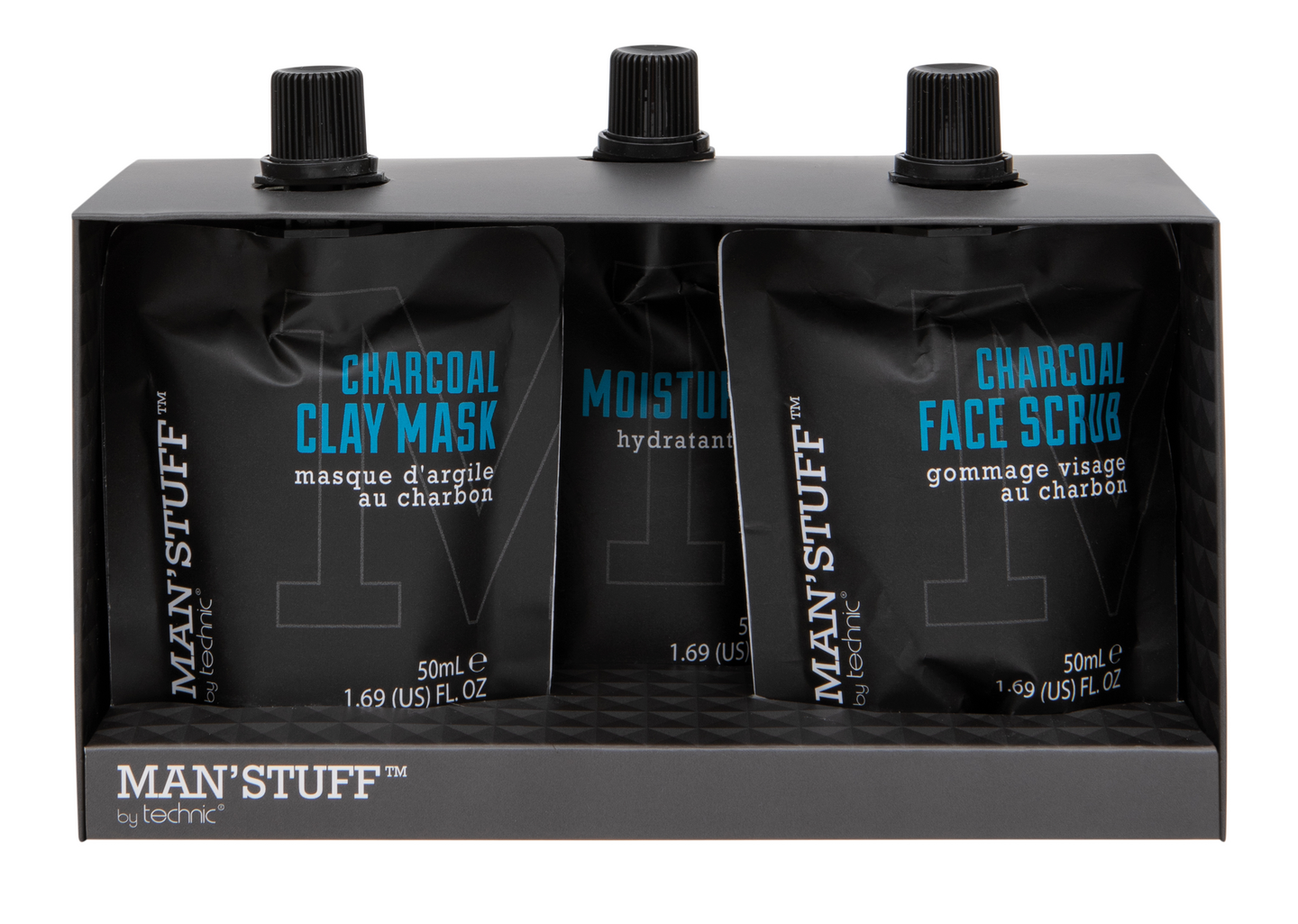 Man Stuff Charcoal Set kasvojenhoitolahjapakkaus 3 os | K-Ruoka ...