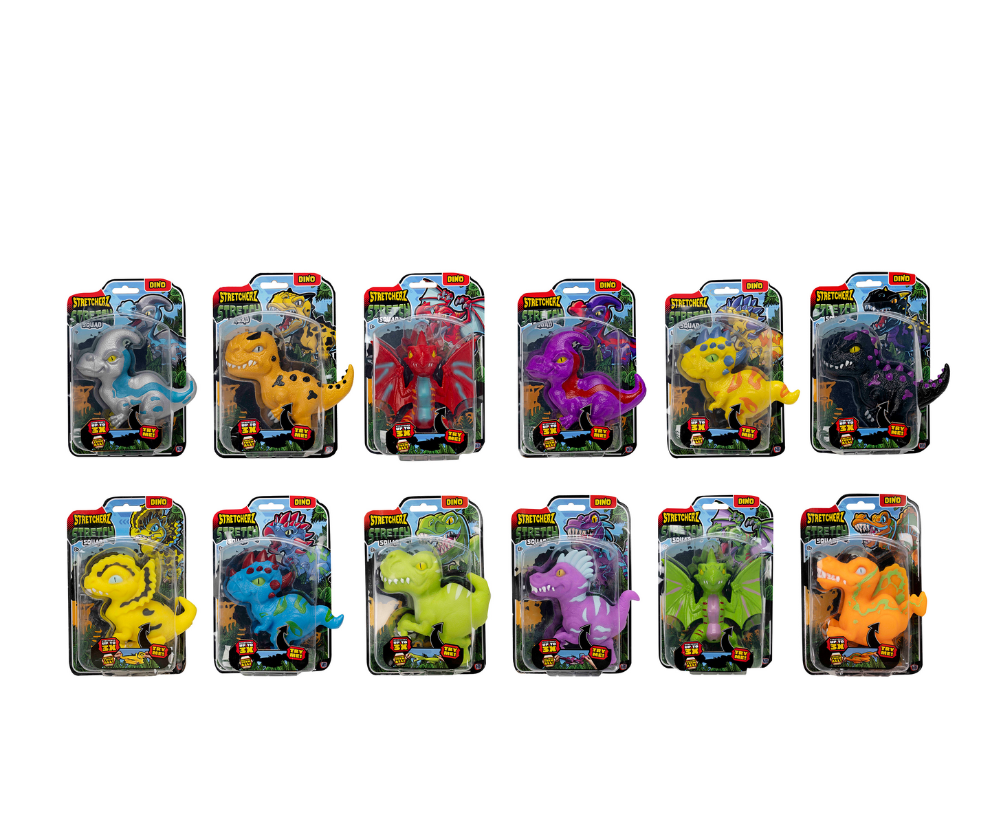 Venyvä fidget-dinosaurus Dino Stretch Squad | K-Ruoka Verkkokauppa