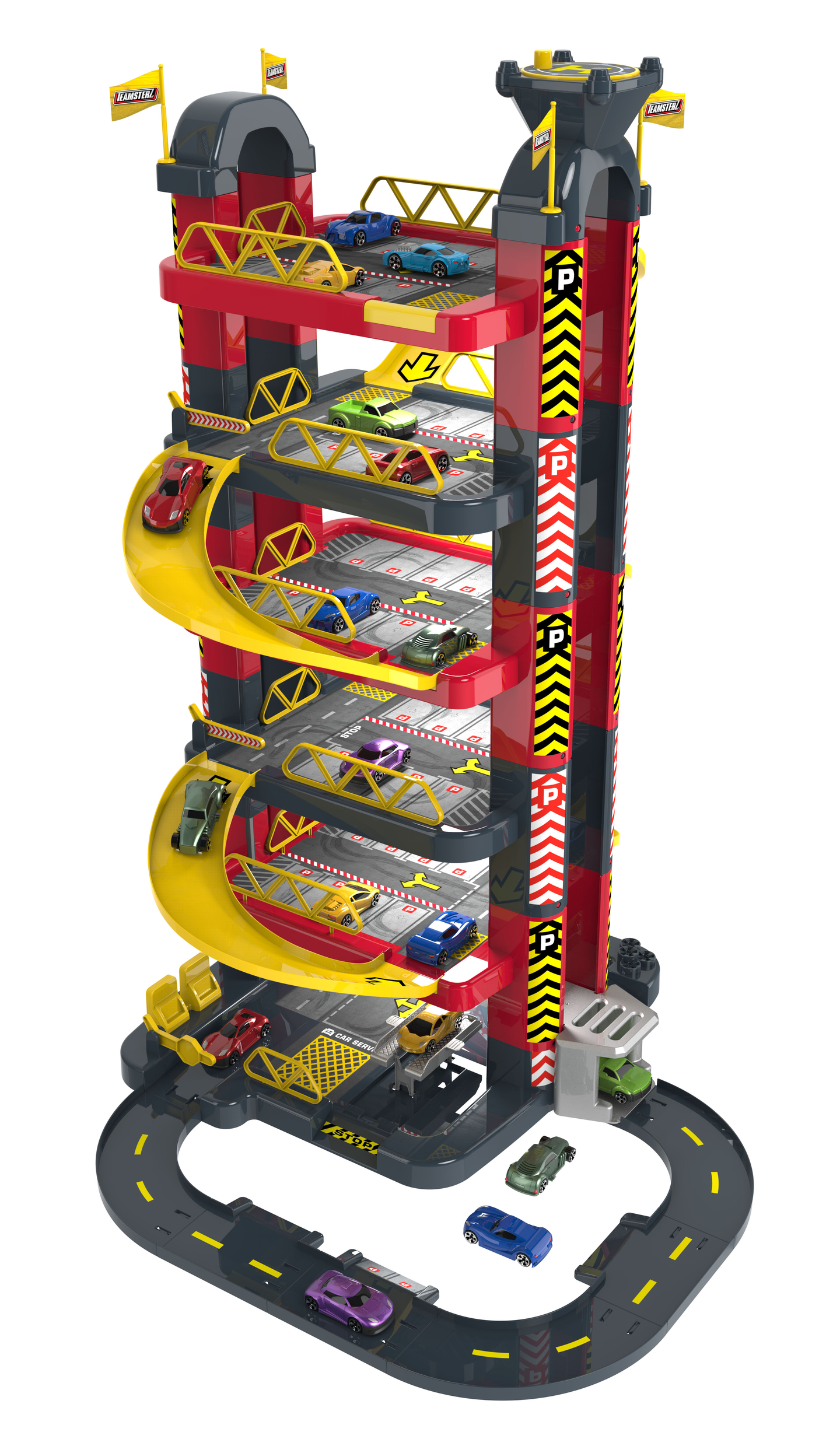 Teamsterz 6 Level Tower Garage | K-Ruoka Verkkokauppa