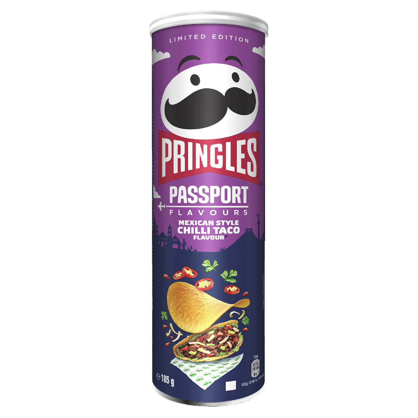 Pringles 185g Mexican Style Chilli Taco | K-Ruoka Verkkokauppa