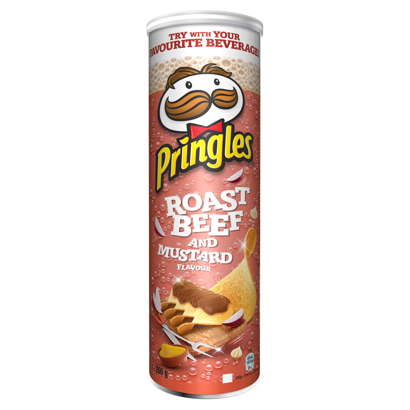 Pringles Roast Beef and Mustard 200g | K-Ruoka Verkkokauppa