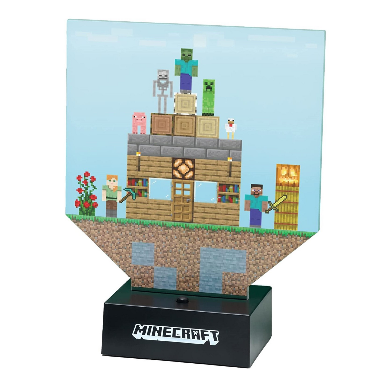 Paladone Minecraft Build a level -valaisin | K-Ruoka Verkkokauppa