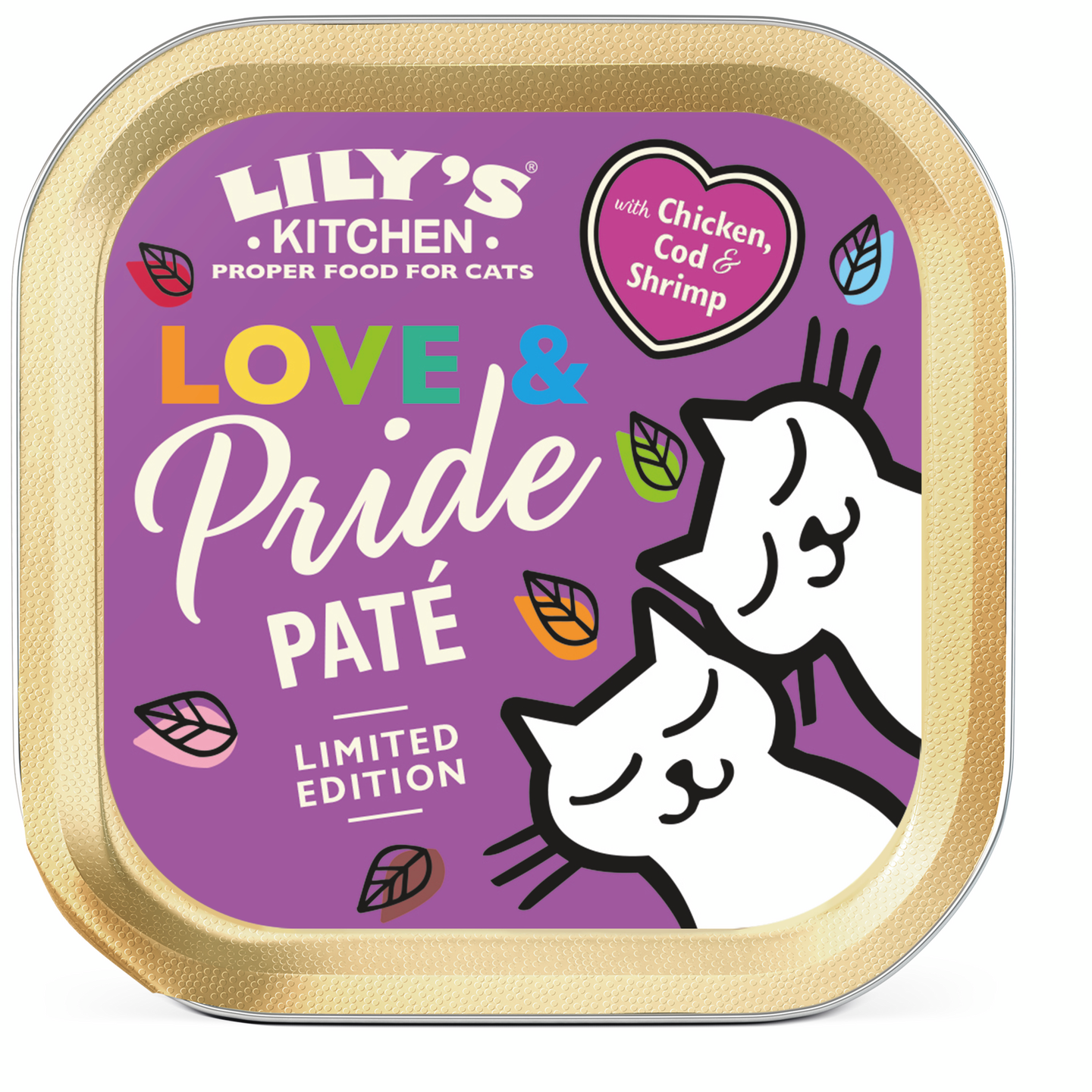 Lily's Kitchen 85g Love & Pride Paté sis. Kanaa kissanruoka | K-Ruoka Verkkokauppa