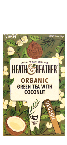 H&H vihreä tee ja kookos 20ps luomu | K-Ruoka Verkkokauppa