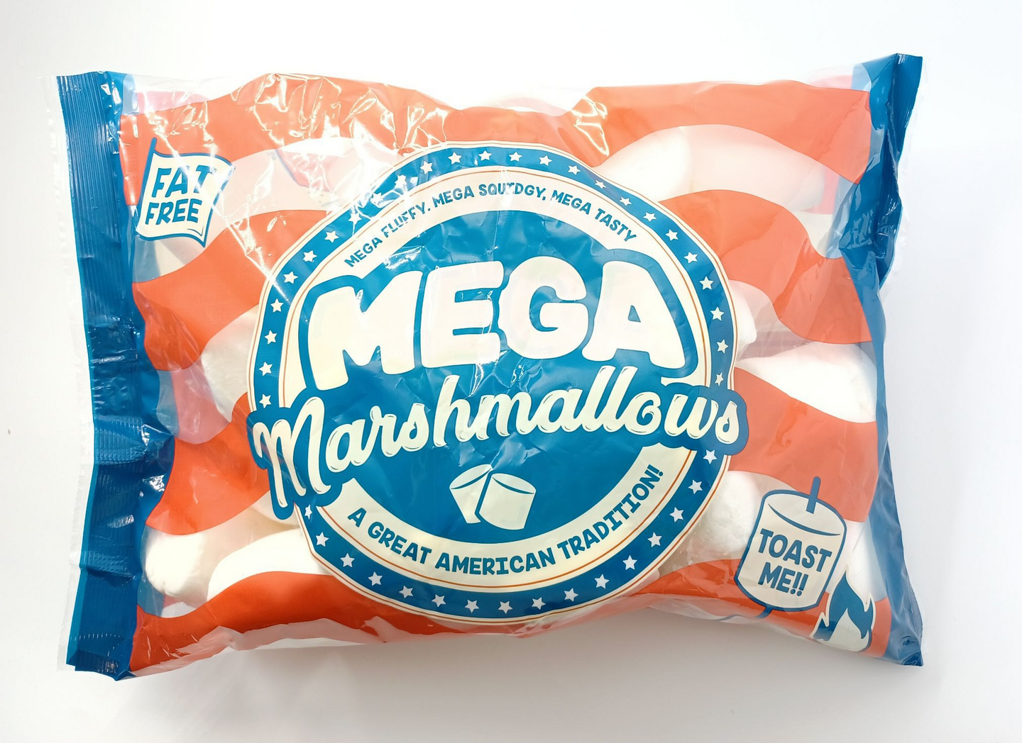 Mega marshmallows jättivaahtokarkki 550g | K-Ruoka Verkkokauppa