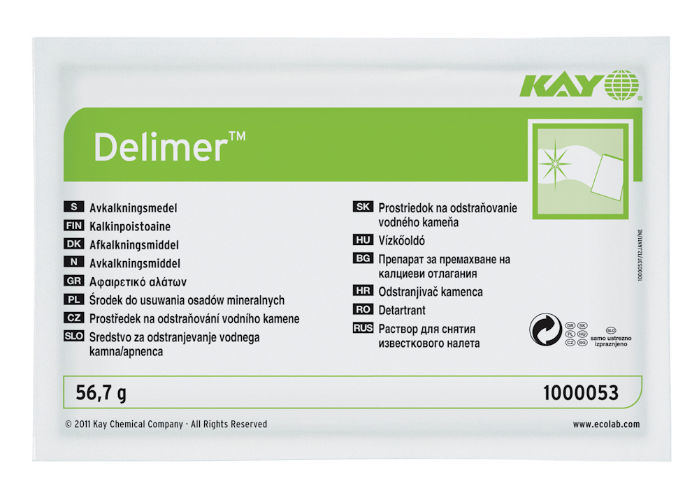 Kay Delimer kalkinpoistoaine 56 g — HoReCa-tukku Kespro