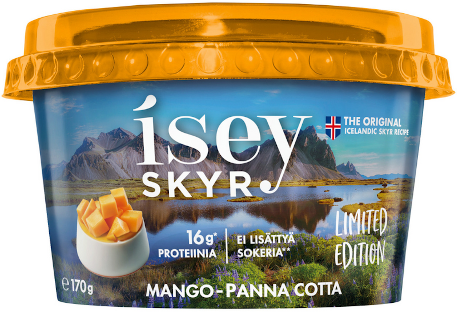 Isey Skyr mango-panna cotta 170g Limited Edition — HoReCa-tukku Kespro
