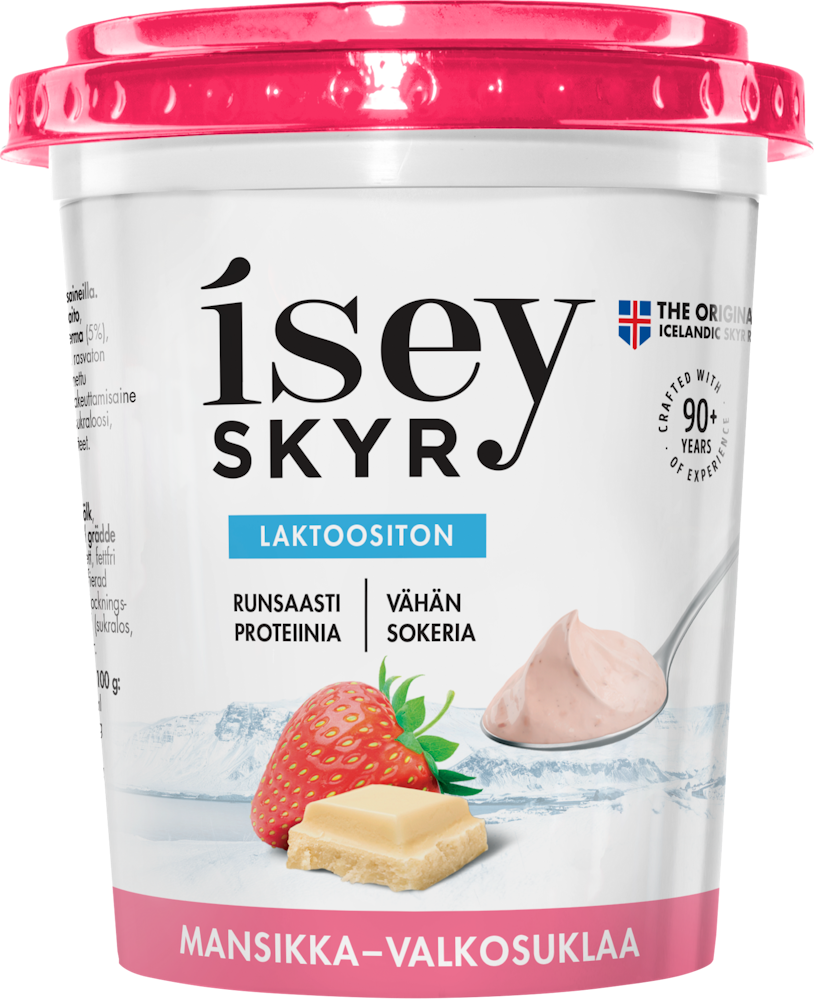 Isey Skyr mansikka-valkosuklaa 400g — HoReCa-tukku Kespro