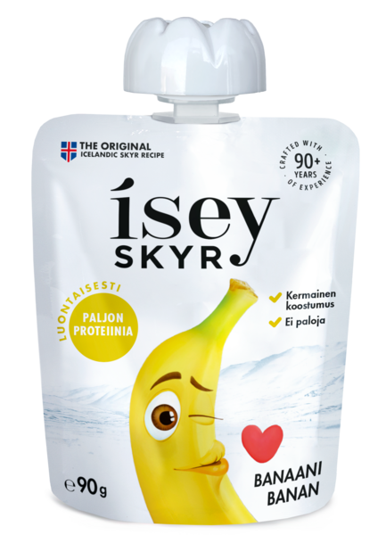 Isey Skyr Mini banaani 90g laktoositon | K-Ruoka Verkkokauppa