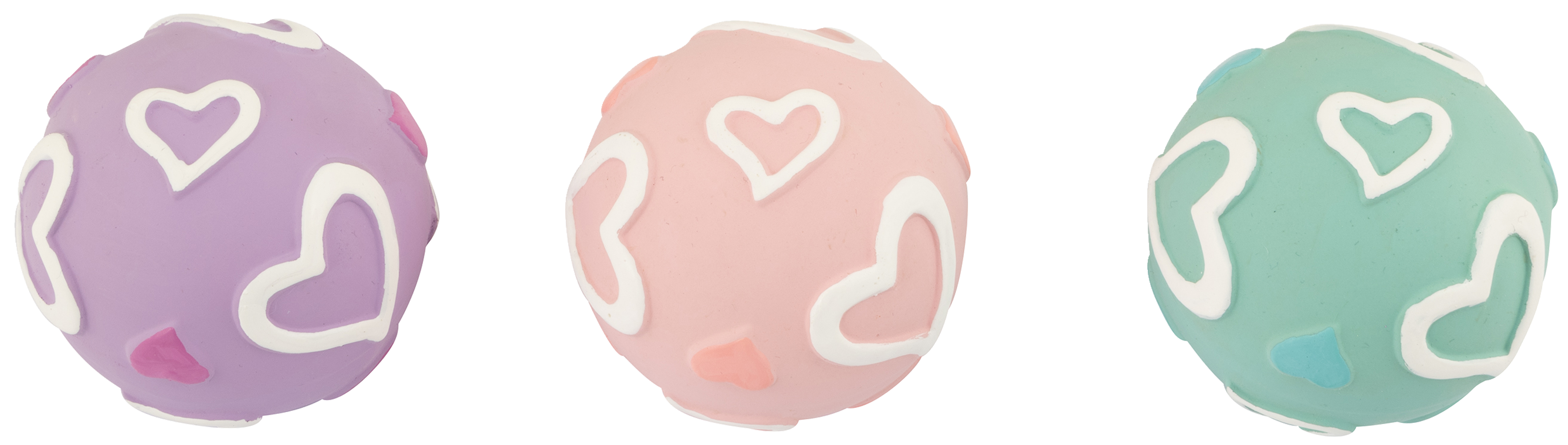 Best Friend Heart Ball dog latex toy colour assortment 9x — HoReCa ...