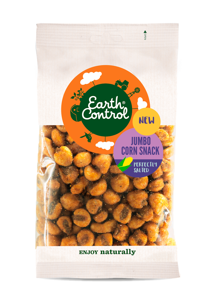 Earth Control jumbo maissi snack 150g — HoReCa-tukku Kespro