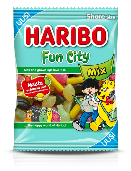Haribo Fun City Mix 275g | K-Ruoka Verkkokauppa