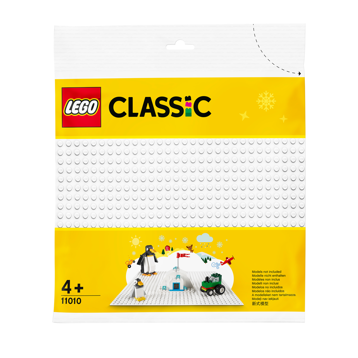 LEGO Classic 11010 Valkoinen rakennuslevy | K-Ruoka Verkkokauppa