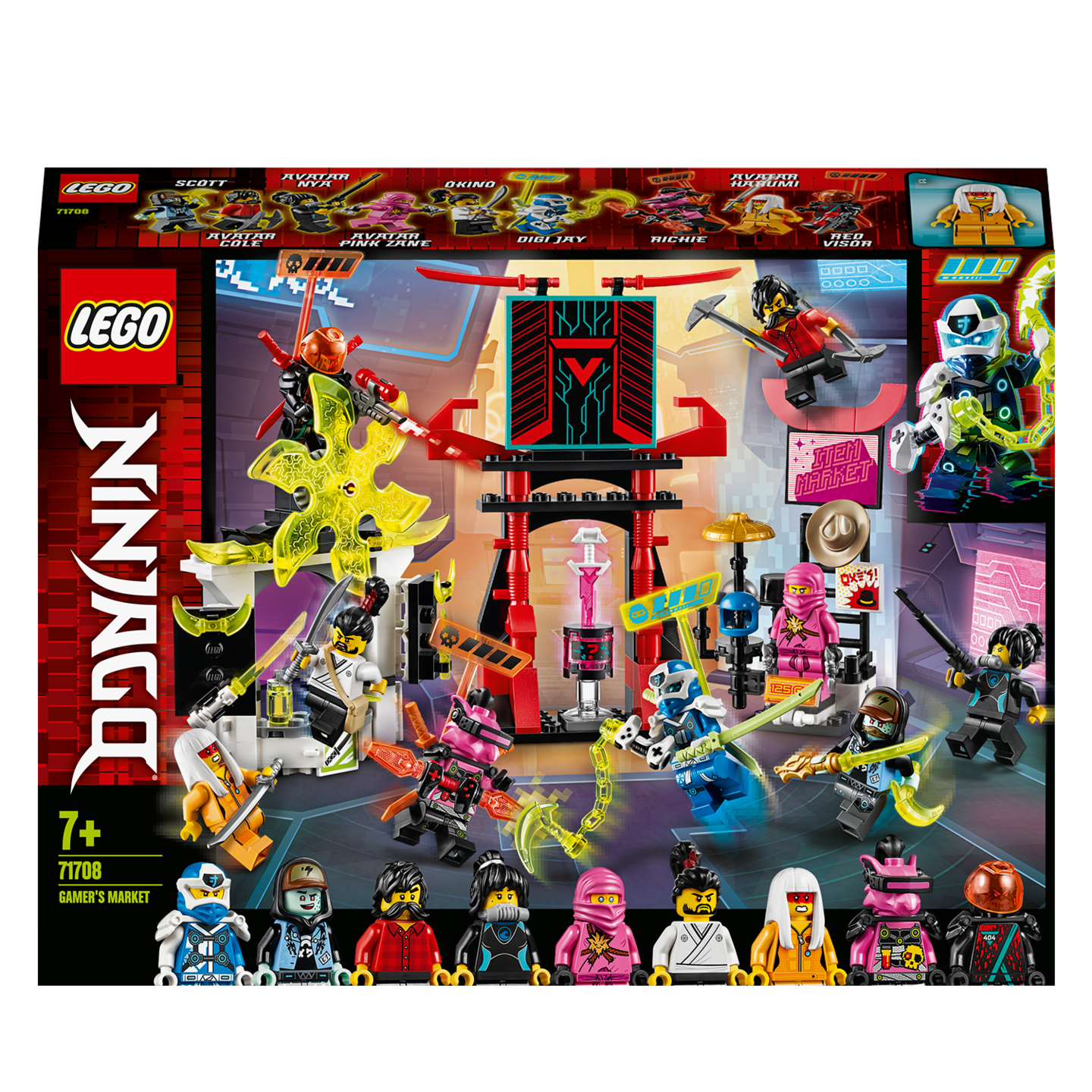 LEGO Ninjago 71708 Pelaajien tori | K-Ruoka Verkkokauppa
