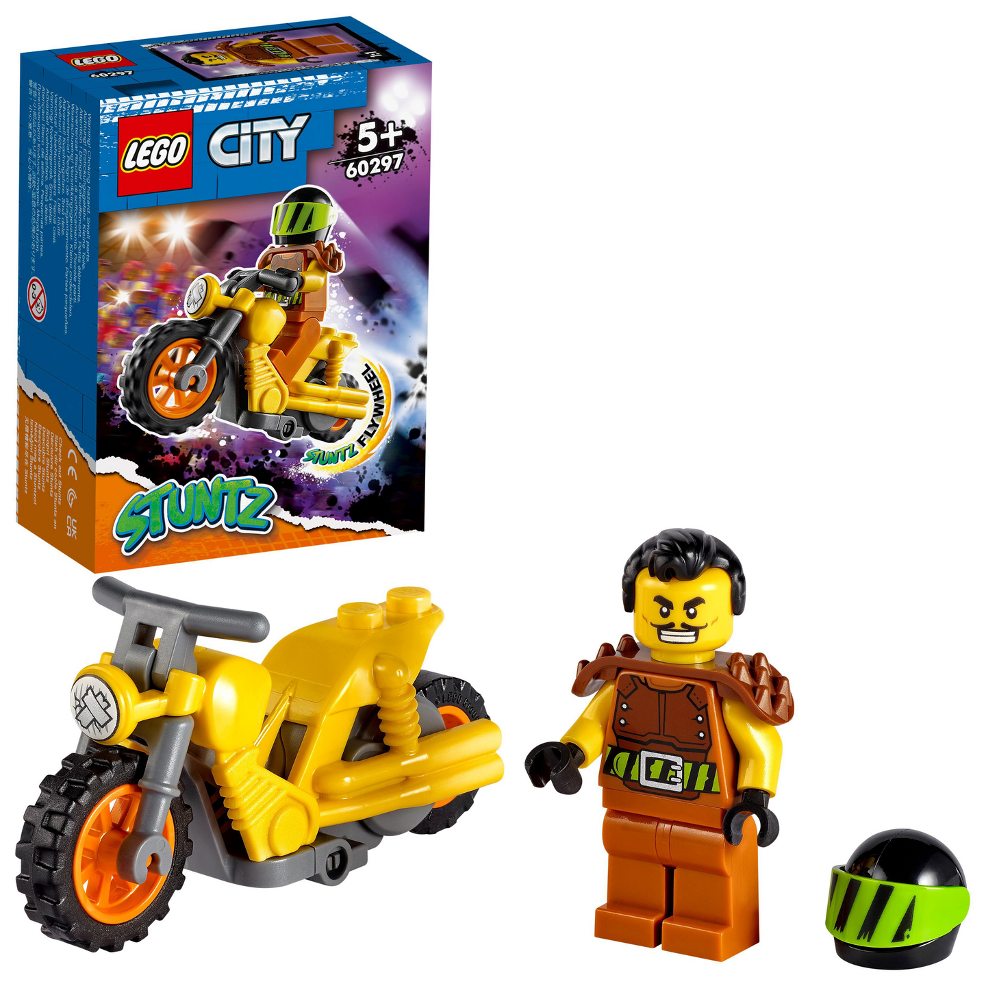 LEGO City Stuntz 60297 Murskaava stunttipyörä | K-Ruoka Verkkokauppa