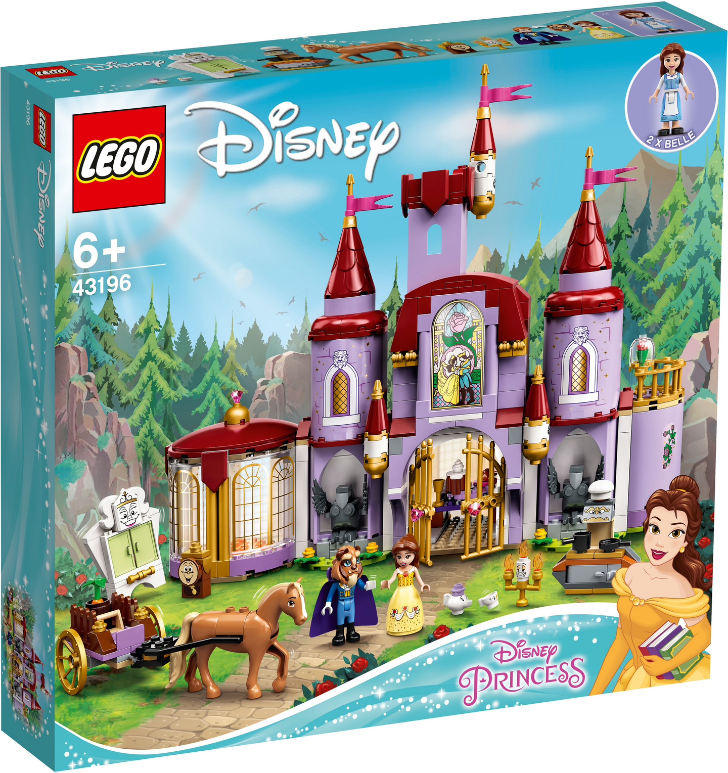 LEGO Disney Princess 43196 Bellen ja hirviön linna | K-Ruoka Verkkokauppa