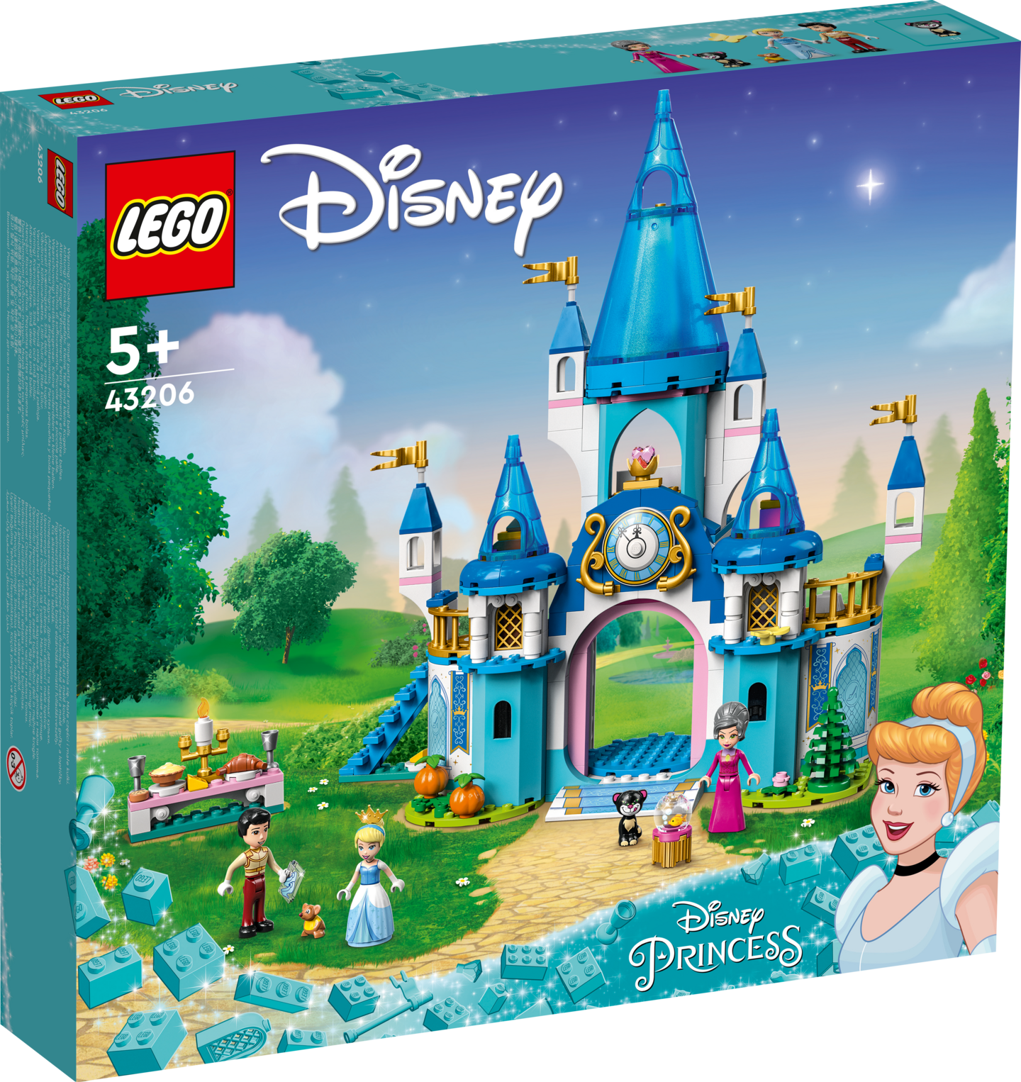 LEGO Disney Princess 43206 Tuhkimon ja prinssi uljaan linna | K-Ruoka ...