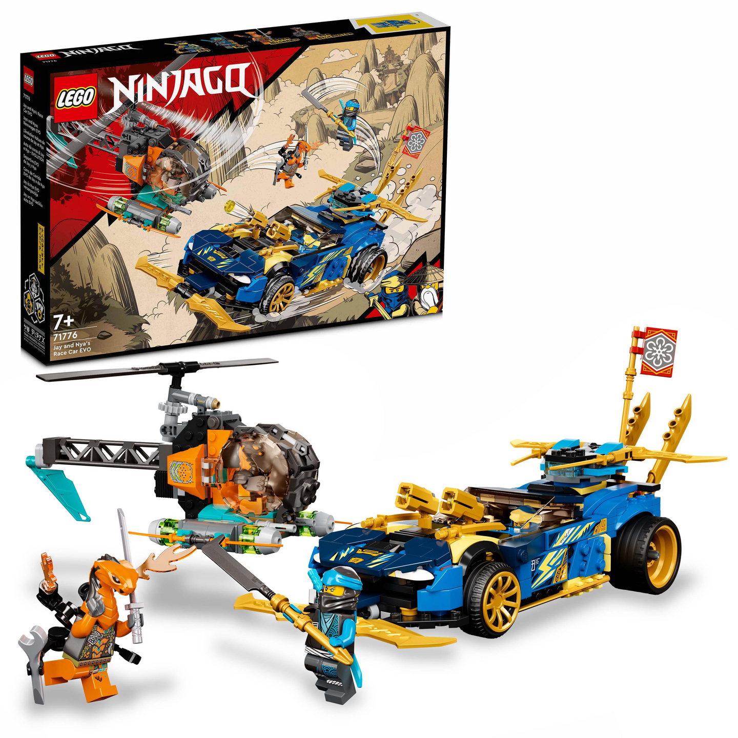 LEGO Ninjago 71776 Evoluutio: Jayn ja Nyan kilpa-auto | K-Ruoka ...