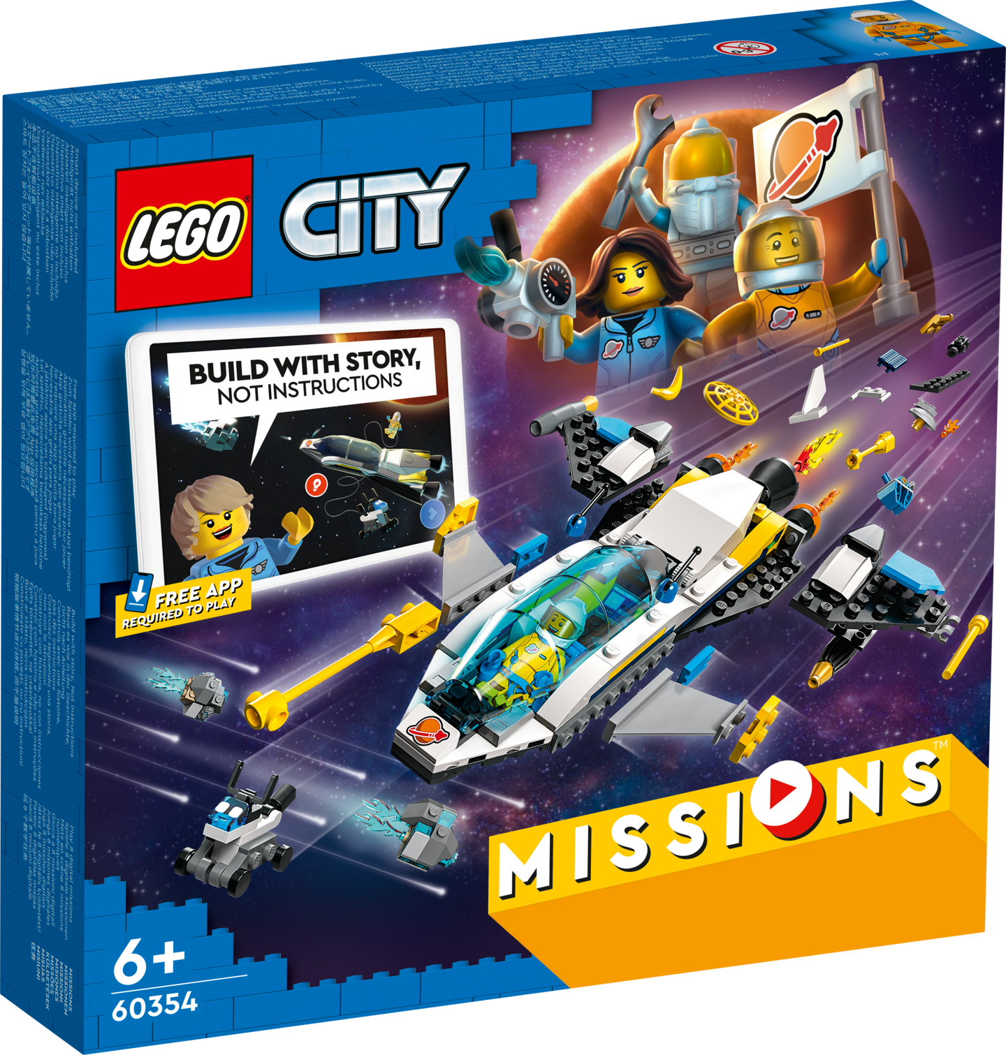 LEGO City Missions 60354 Mars-avaruusalus | K-Ruoka Verkkokauppa