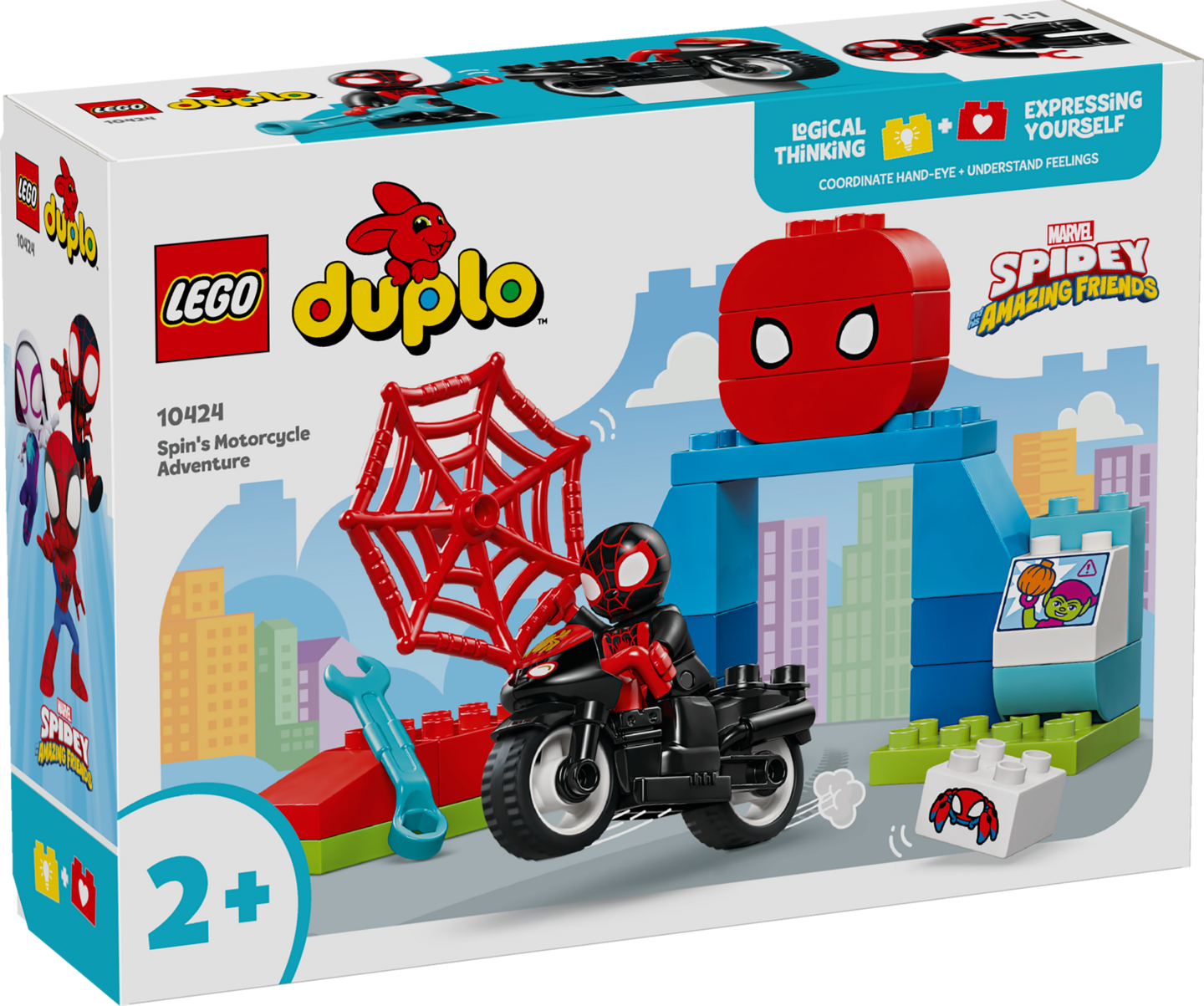 LEGO DUPLO 10424 Spinin moottoripyöräseikkailu | K-Ruoka Verkkokauppa