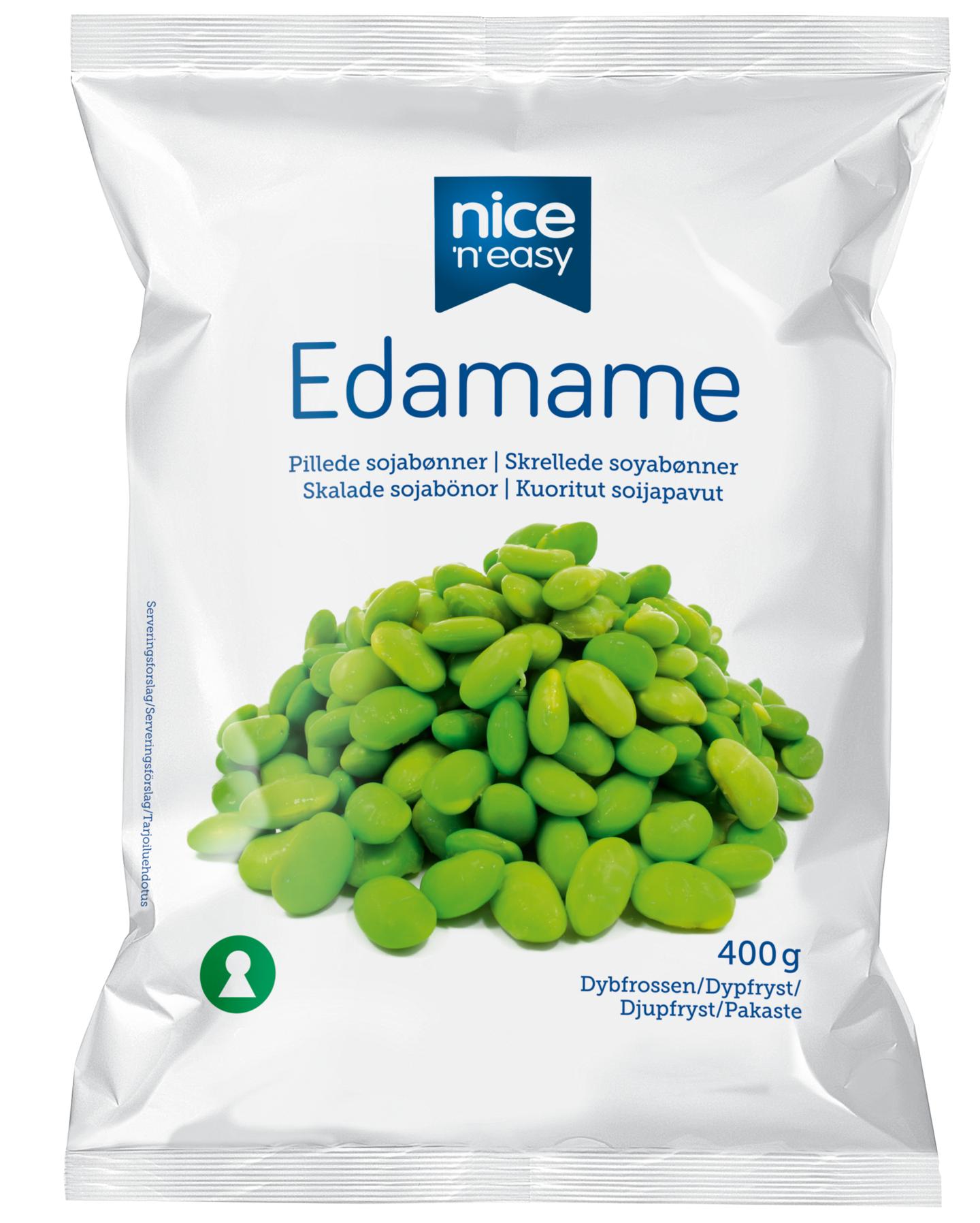 Nice`n easy Kuorittu Edamamepapu 400g | K-Ruoka Verkkokauppa