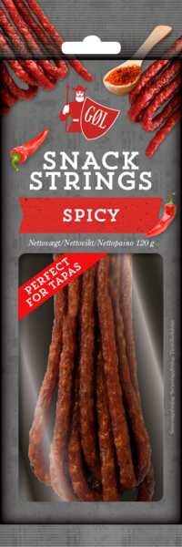 GØL snack strings spicy 90g | K-Ruoka Verkkokauppa