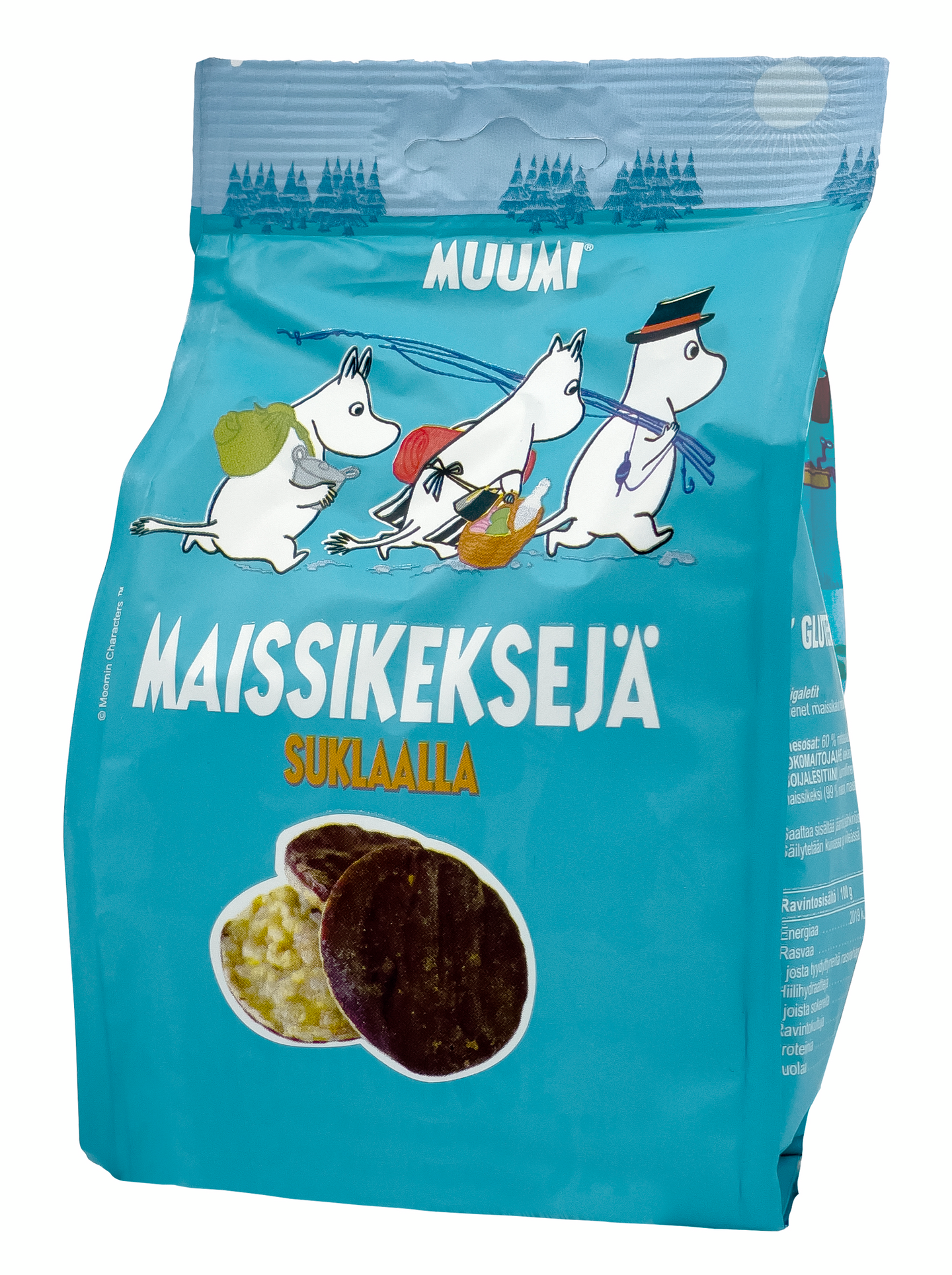 Muumi maissikeksejä suklaalla 60g | K-Ruoka Verkkokauppa