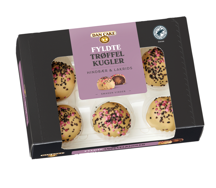 Dan Cake Vadelma Lakritsi tryffeli 210g | K-Ruoka Verkkokauppa