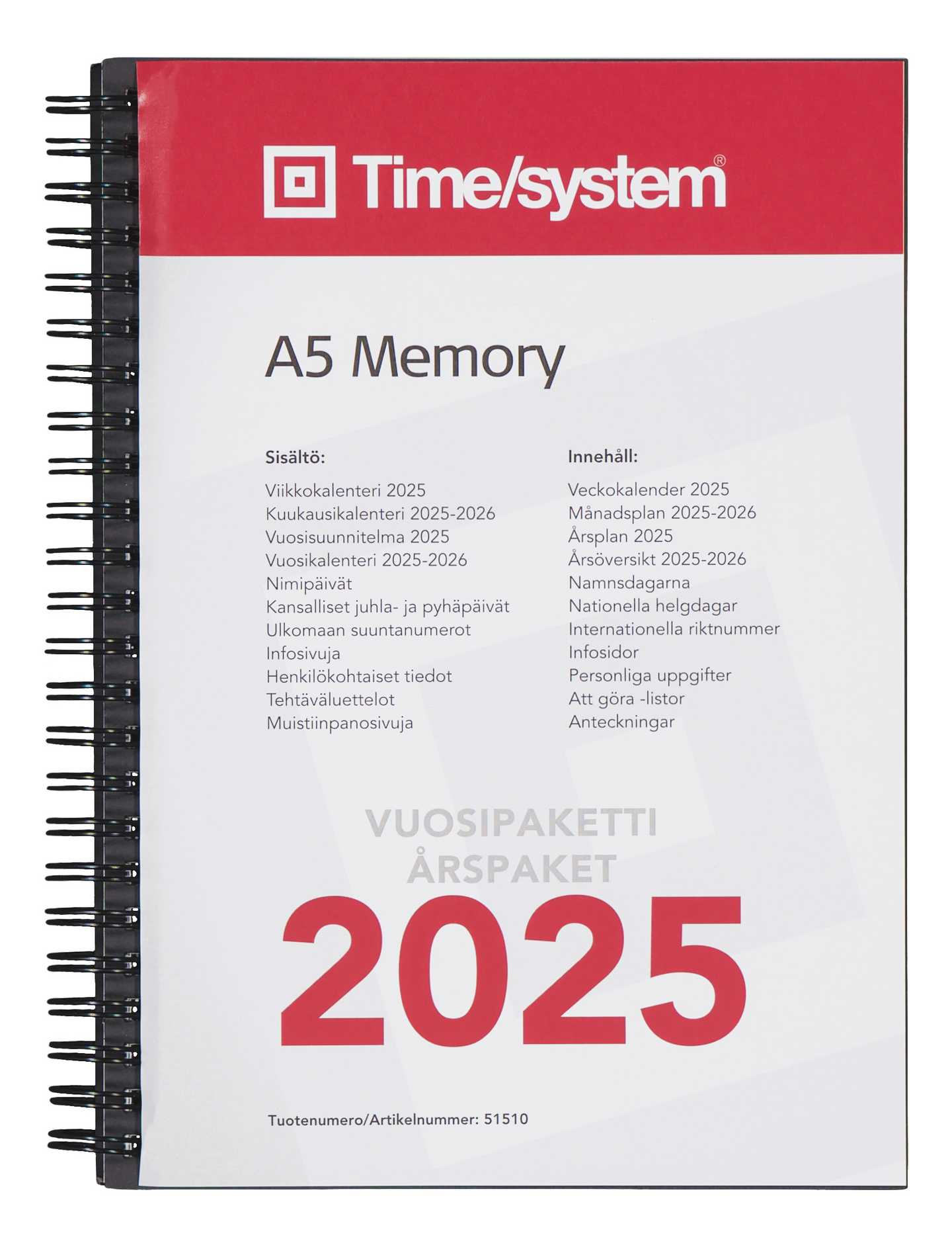 Vuosipaketti T/S 2025 A5 Memory Viikko | K-Ruoka Verkkokauppa
