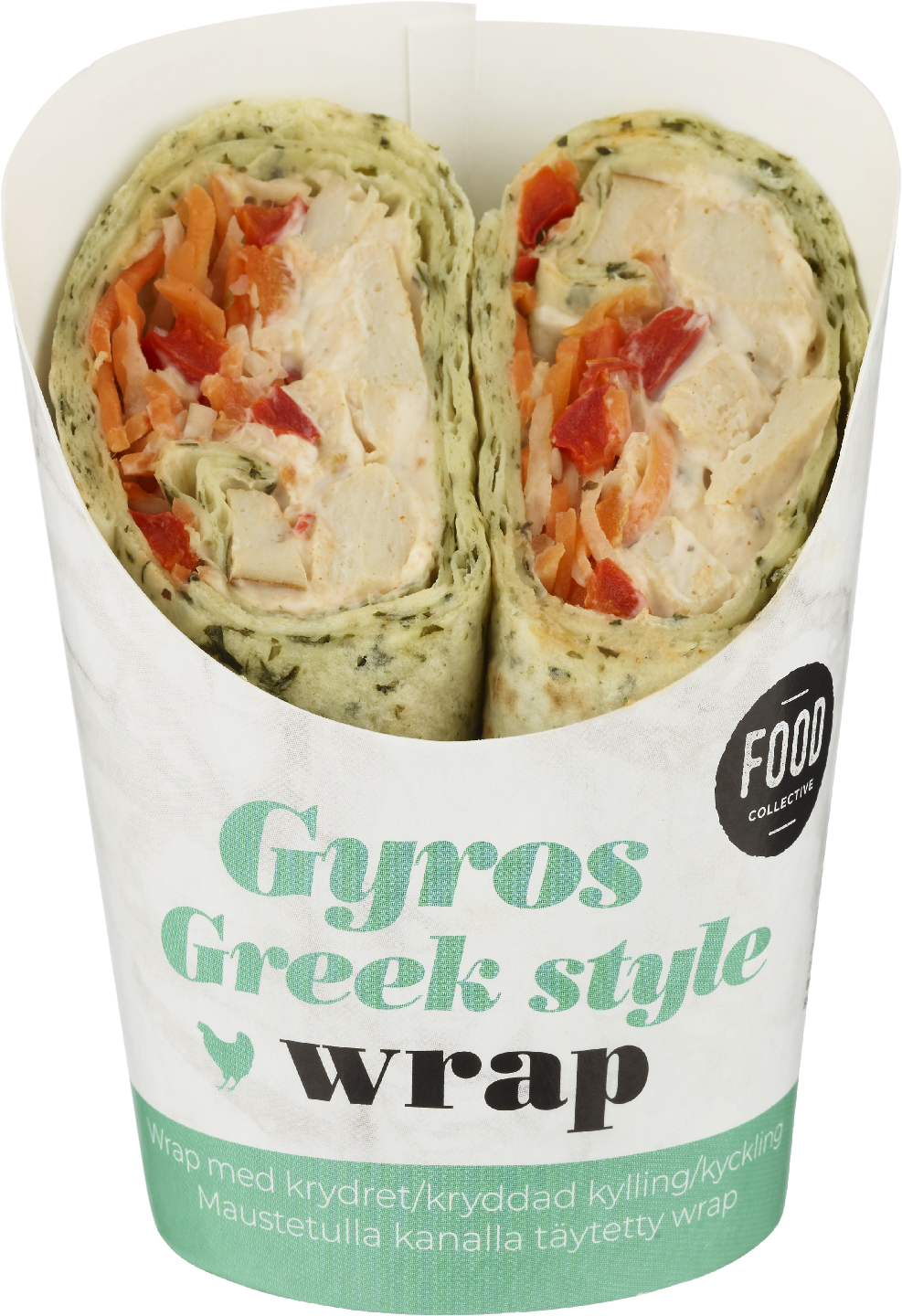 Food Collective gyros kana wrap 195g | K-Ruoka Verkkokauppa