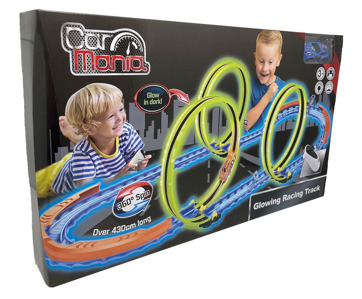 Car Mania Glowing Racing Tracks 4,3m | K-Ruoka Verkkokauppa