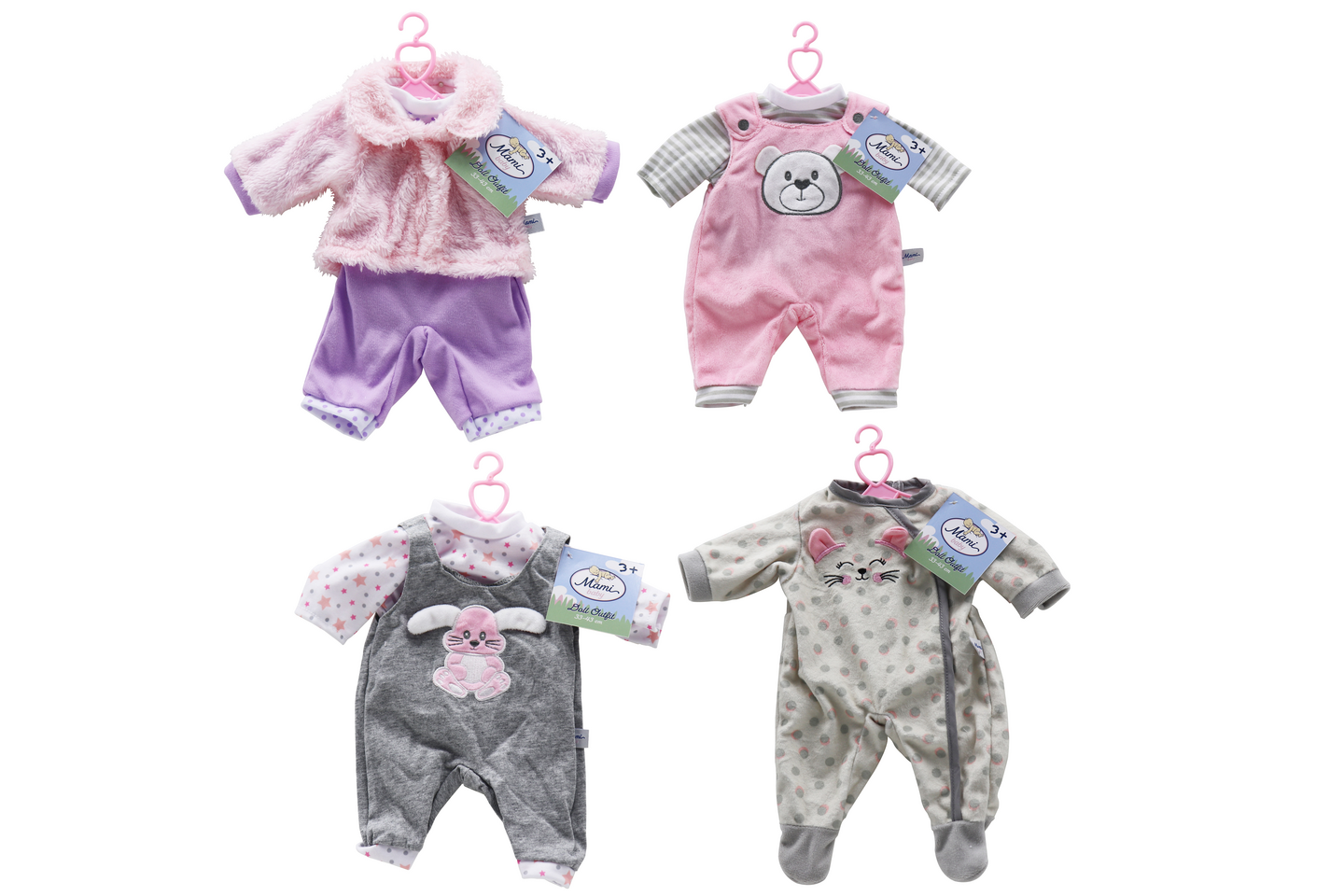 Mami Baby nukenvaate 33-43 CM lajitelma 4 erilaista | K-Ruoka Verkkokauppa