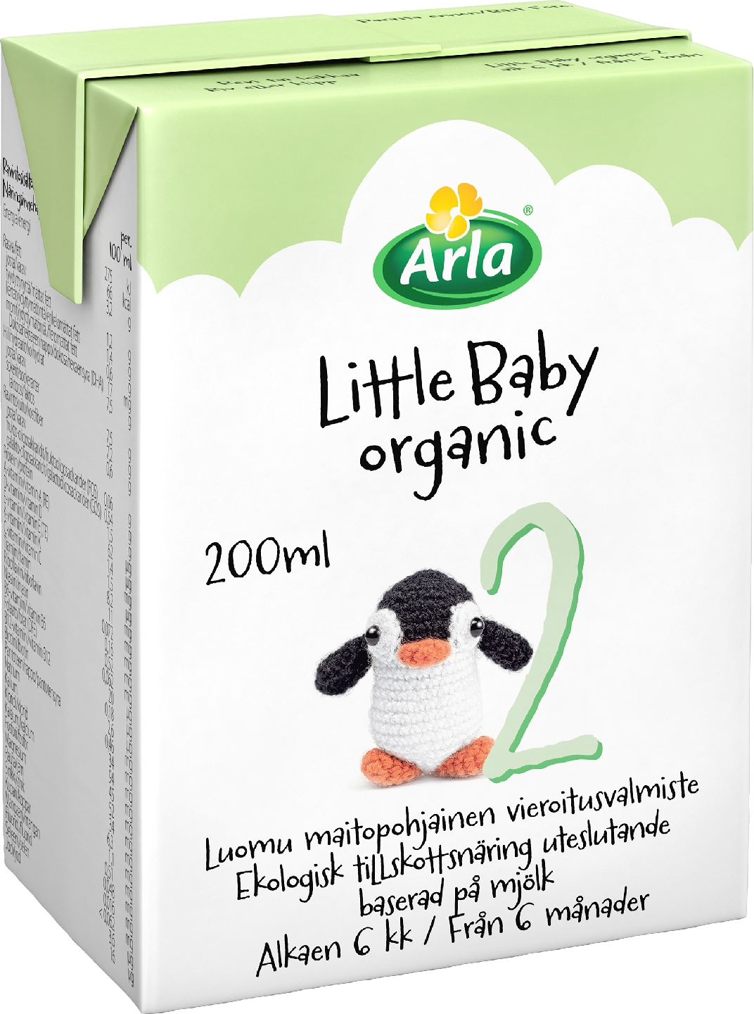 Arla Little Baby2 vieroitusvalmiste alkaen 6kk 200ml luomu | K-Ruoka ...