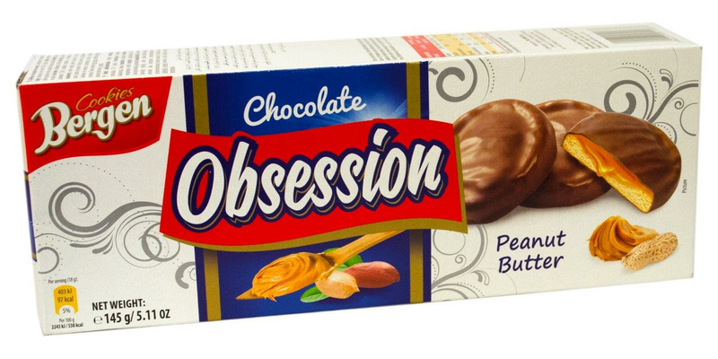 Bergen Chocolate Obsession Peanut Butter 145g – K-Ruoka