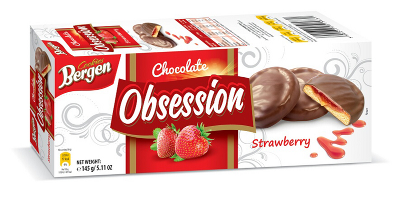 Bergen Obsession Strawberry 145g | K-Ruoka Verkkokauppa