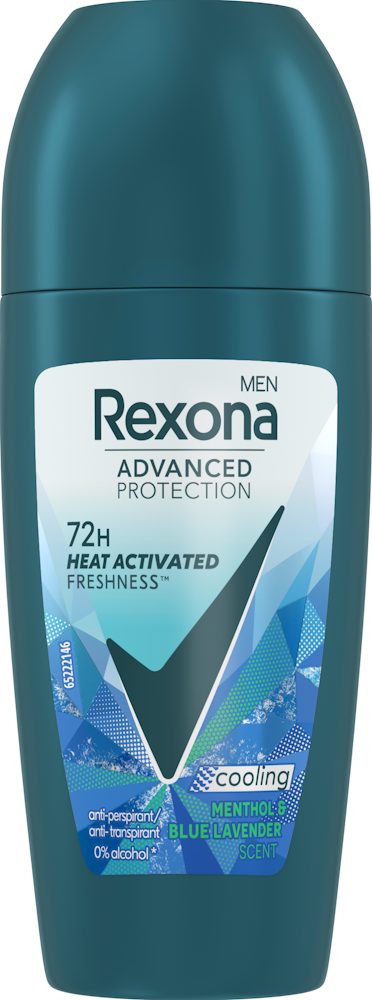 Rexona Men 72h Advanced Protection Menthol & Blue Lavender DEO ROLL-ON ...