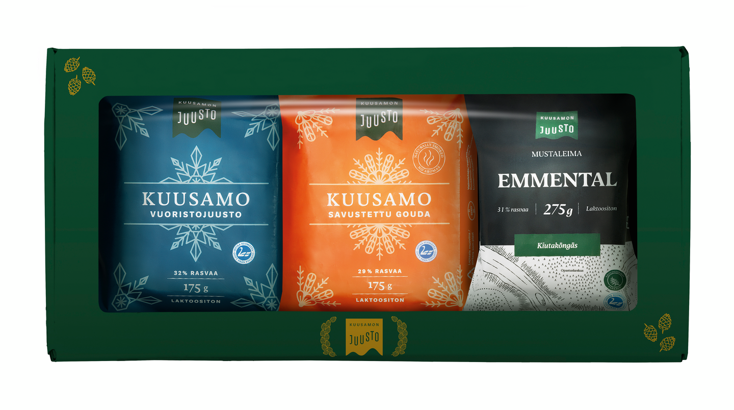 Kuusamon Juusto Lahjapakkaus 625 g | K-Ruoka Verkkokauppa