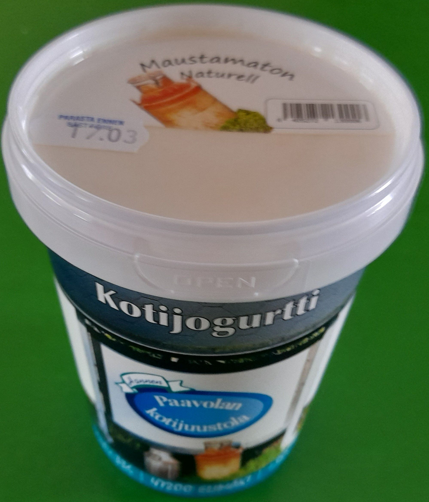 Hannen kotijogurtti 0,5kg maustamaton | K-Ruoka Verkkokauppa