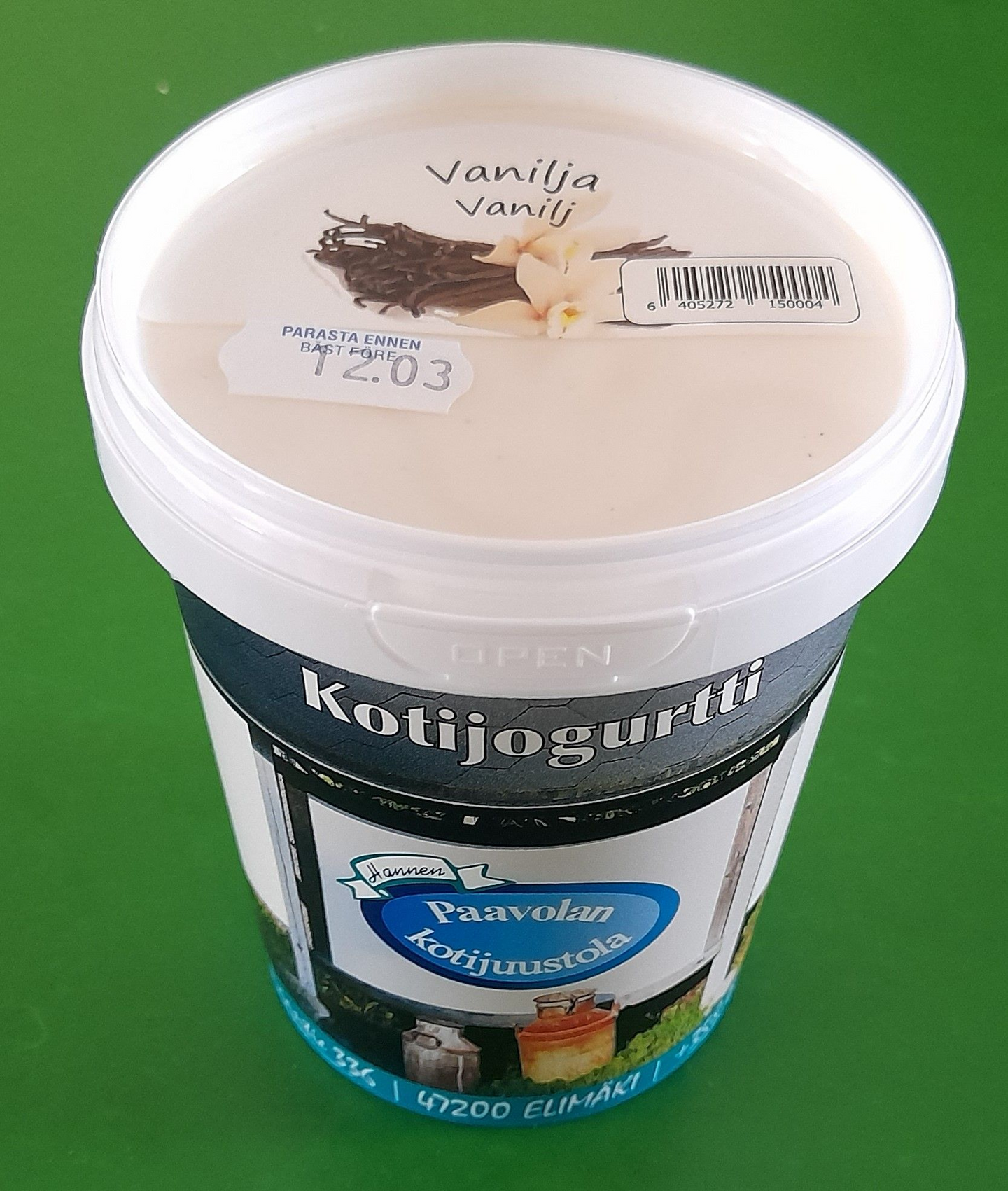 Hannen kotijogurtti vanilja | K-Ruoka Verkkokauppa