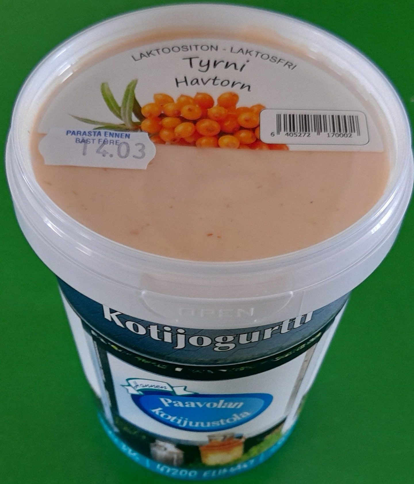 Hannen kotijogurtti tyrni | K-Ruoka Verkkokauppa