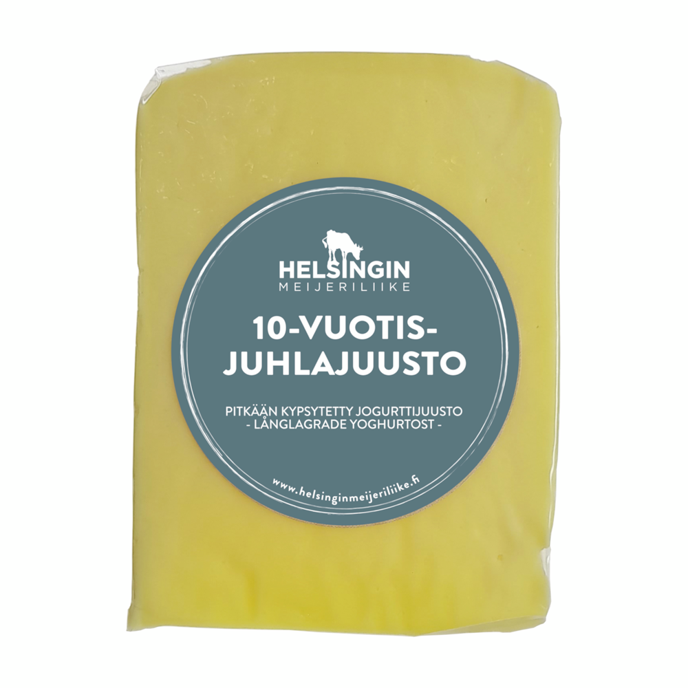Helsingin Meijeriliike 10 vuotis juhlajuusto kypsytetty juusto 150g ...