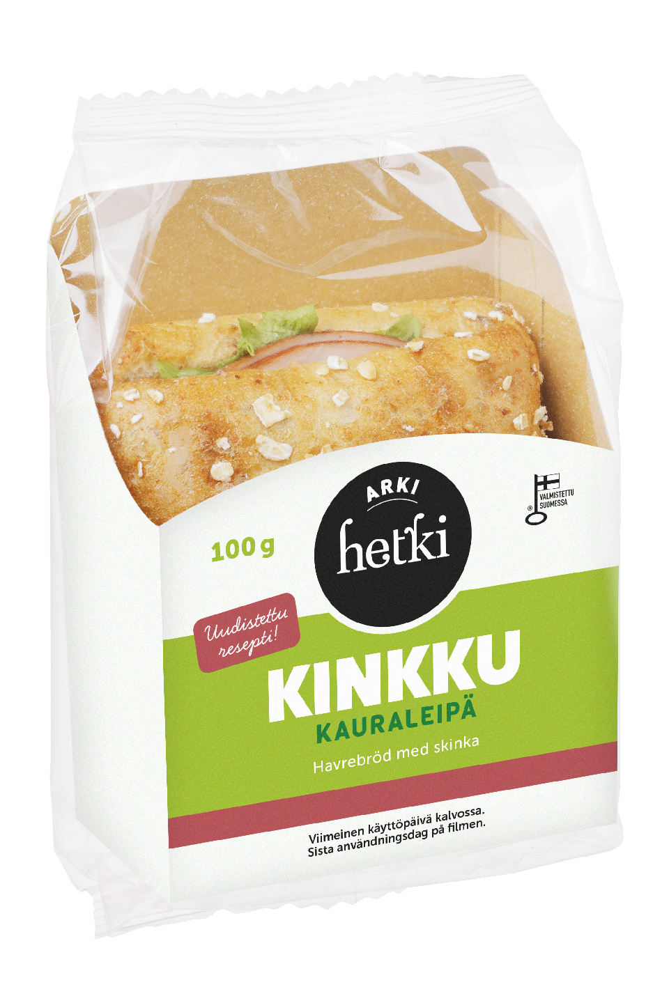 Fresh Hetki Arki kinkku kauraleipä 100g | K-Ruoka Verkkokauppa