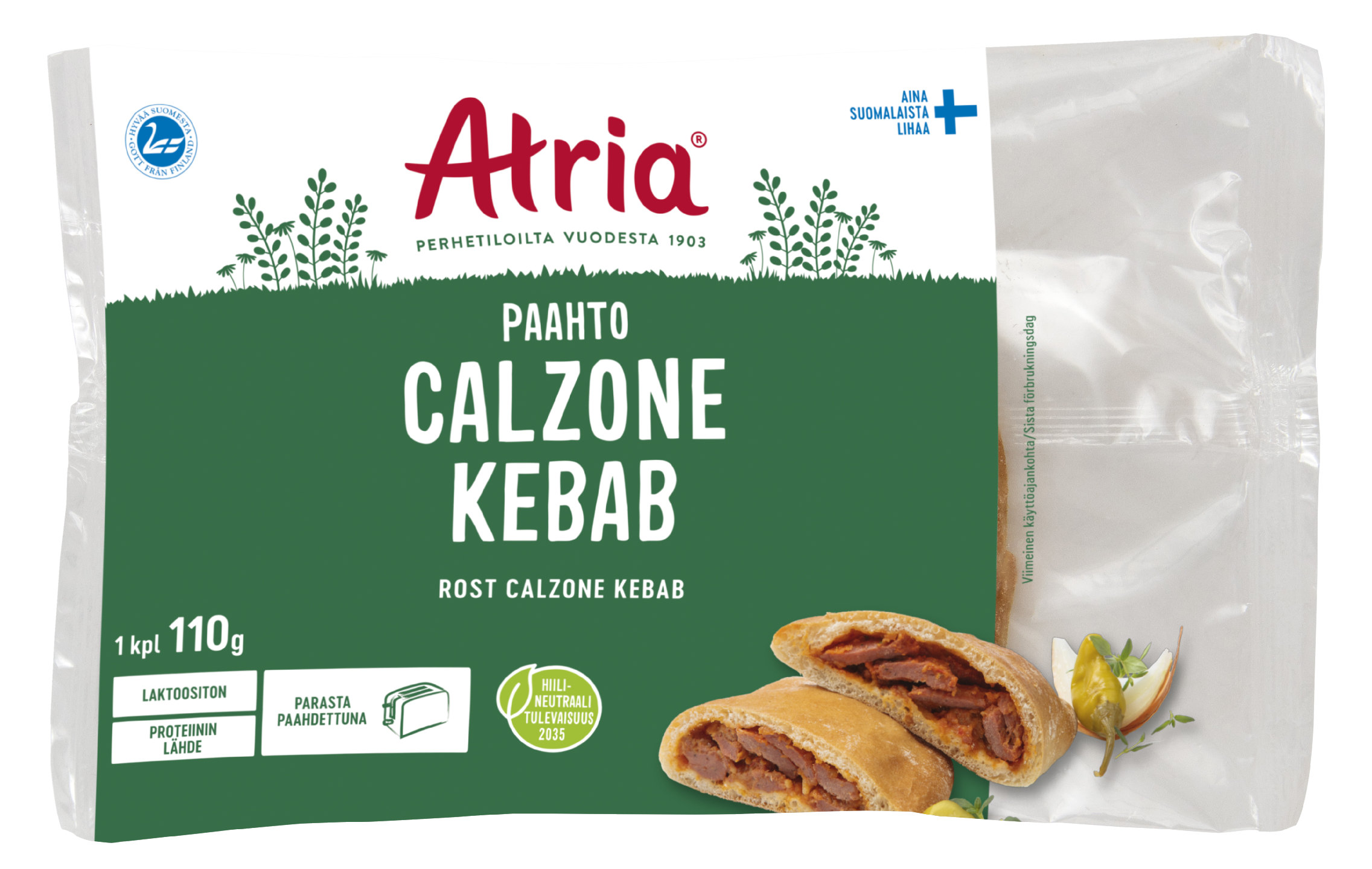 Atria Paahto calzone kebab 110g | K-Ruoka Verkkokauppa