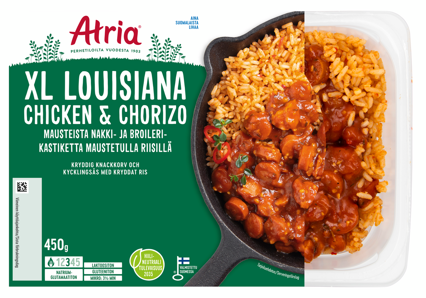 Atria XL chicken & chorizo 450g – K-Ruoka